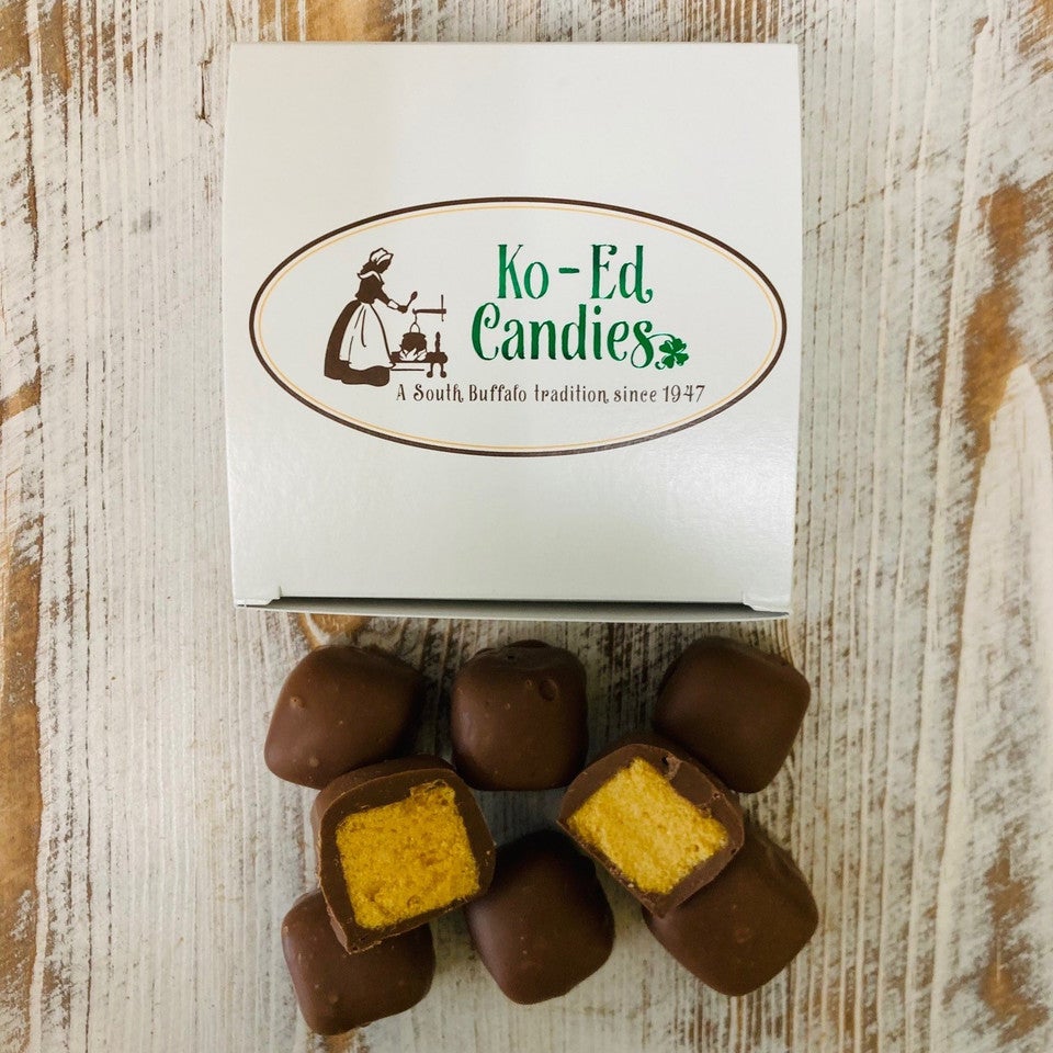 Orange Chocolate Sponge Candy | Ko-Ed Candies