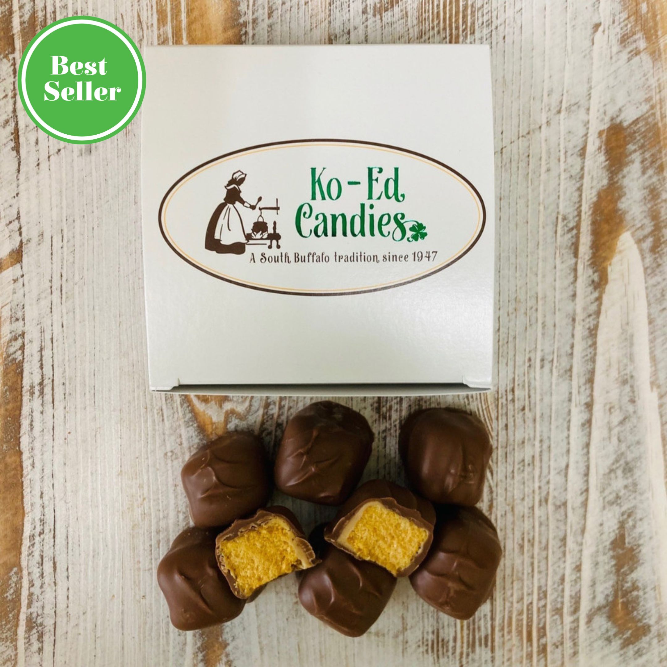 Milk Chocolate Peanut Butter Sponge Candy | Ko-Ed Candies